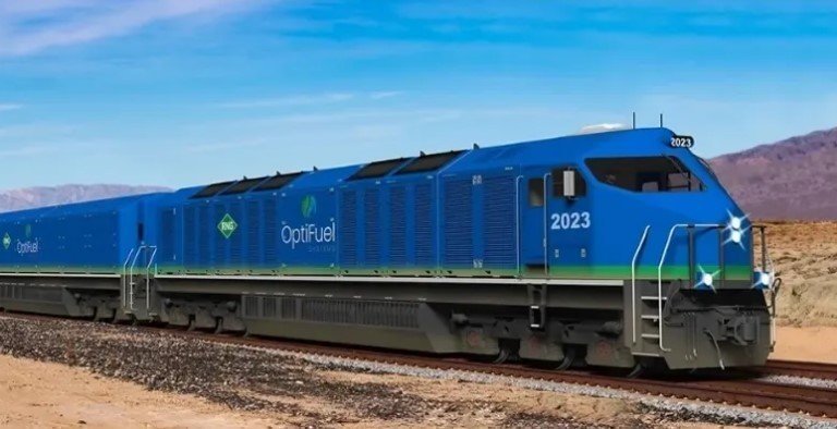 Total-Zero™ 5600 hp RNG-Electric Line Haul Locomotive