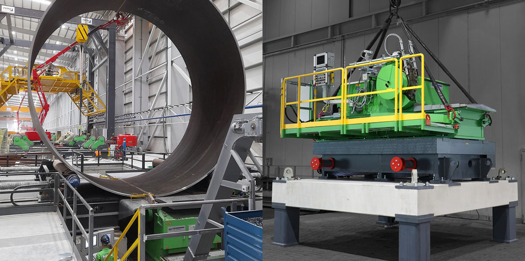 Graebener® beliefert Haizea Wind Group für neue Monopile-Fertigung