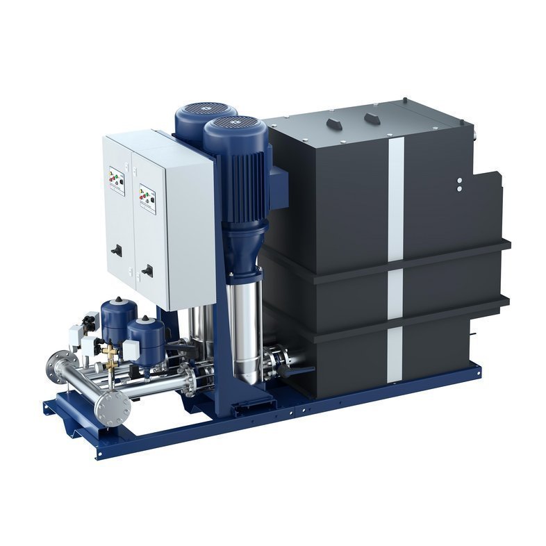 New break tank package booster sets for fire fighting meet DIN 14462: ...