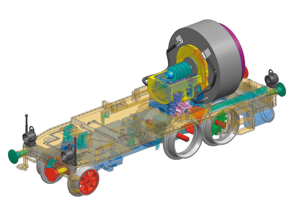 A small locomotive that makes a big impression