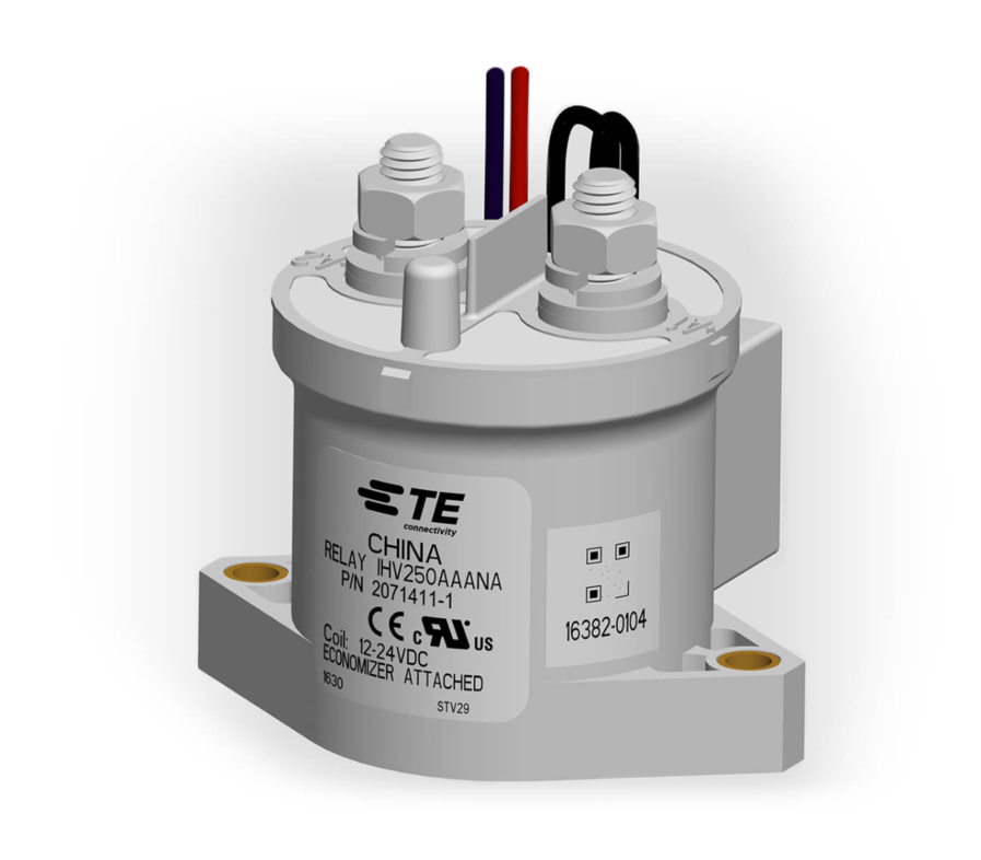TTI Europe Stocks TE Connectivity’s IHV Series DC Contactors
